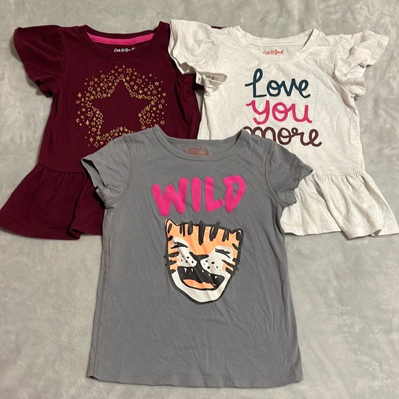 Cat & Jack | Shirts & Tops | Cat Jack Toddler Girl Graphic Tees | Poshmark